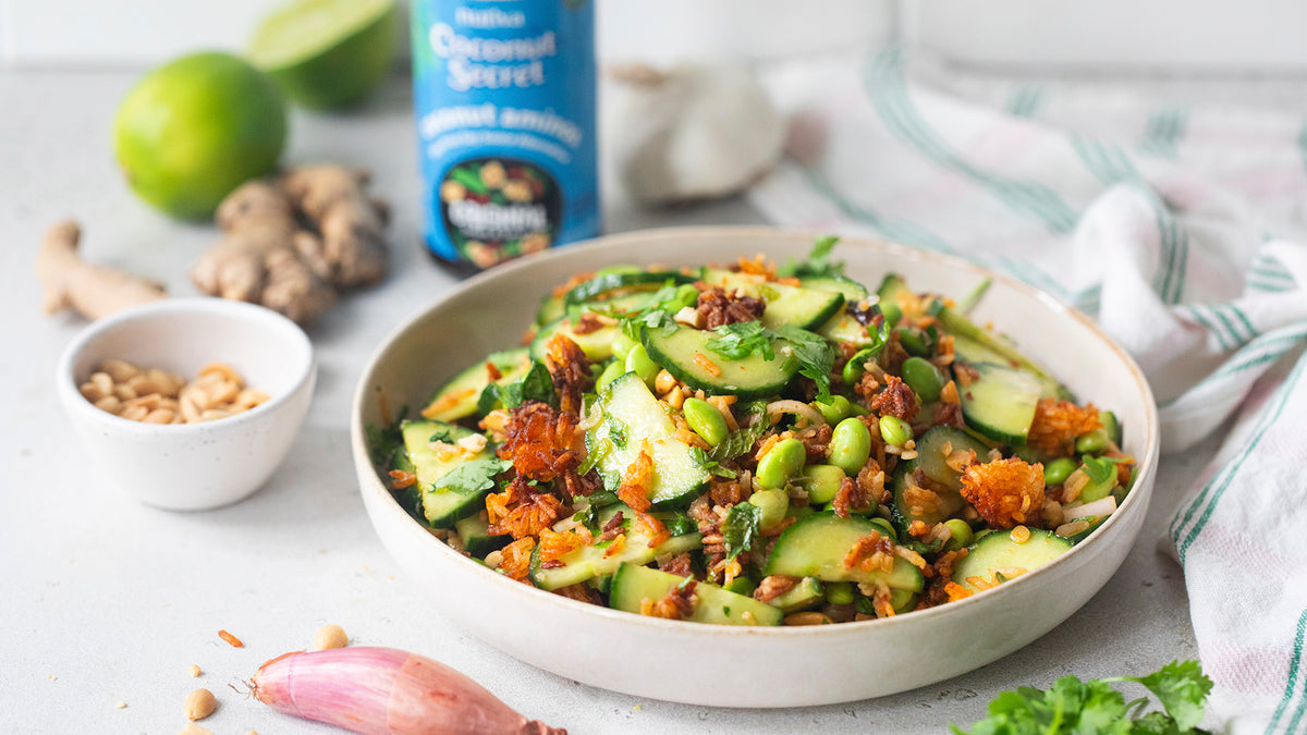 Crispy Rice Salad with Zesty Asian Dressing – Nutiva