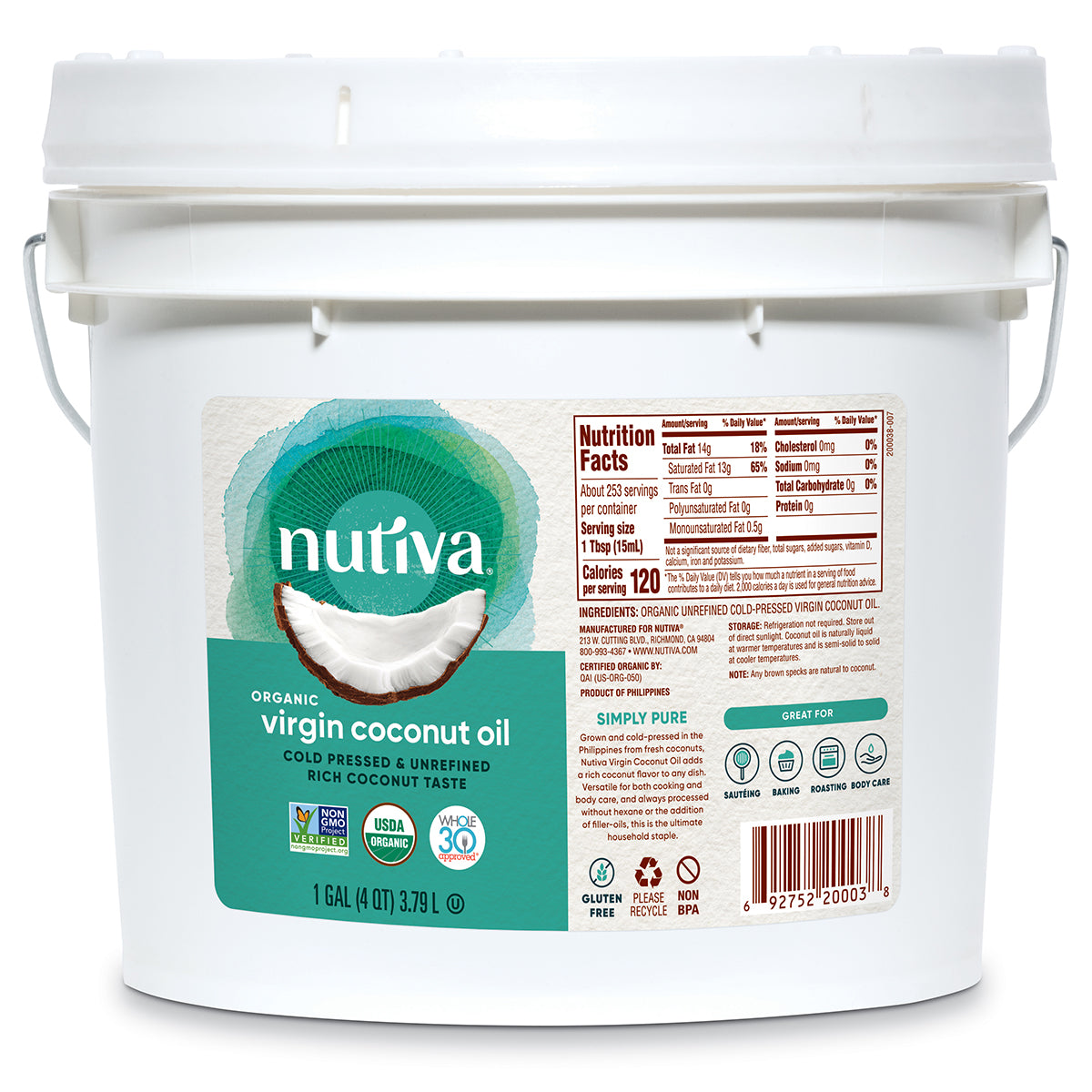 Organic Virgin Coconut Oil | Nutiva